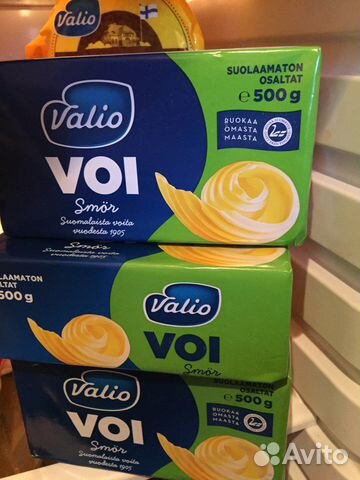 Масло сливочное Valio 500 гр из Финляндии купить в Санкт-Петербурге ...