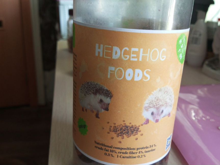 Корм для ежей