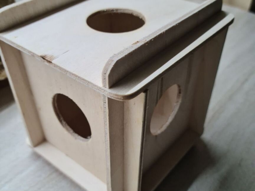 Домик для грызунов дерево