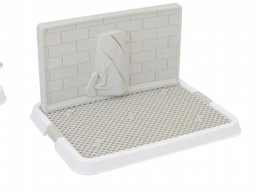 Лоток доя собак со стенкой