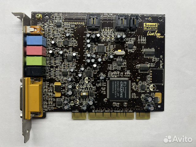 Аудиокарта Sound blaster live 5.1 купить в Нижнем Новгороде ...