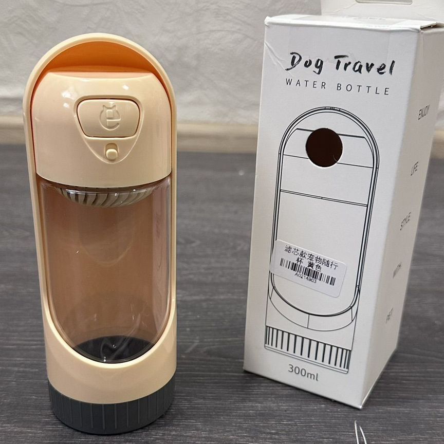 Дорожная переносная бутылка поилка для собак