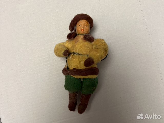 Елочная игрушка СССР ватная вата купить в Москве Хобби и отдых Авито