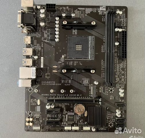 Материнская плата gigabyte ga-a320m-h купить в Сочи | Электроника | Авито