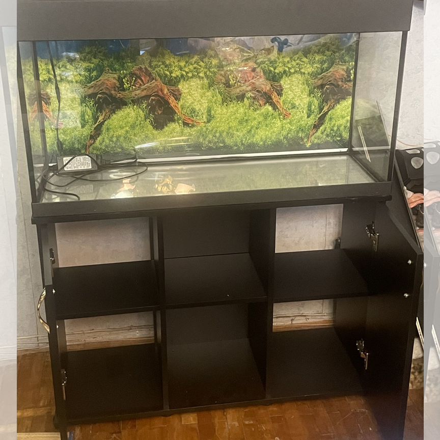 Аквариум с тумбой 180, есть торг
