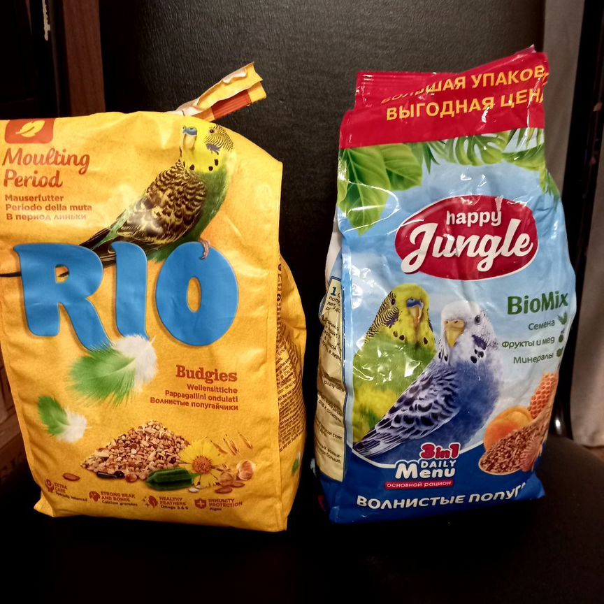 Корм для волнистых попугаев