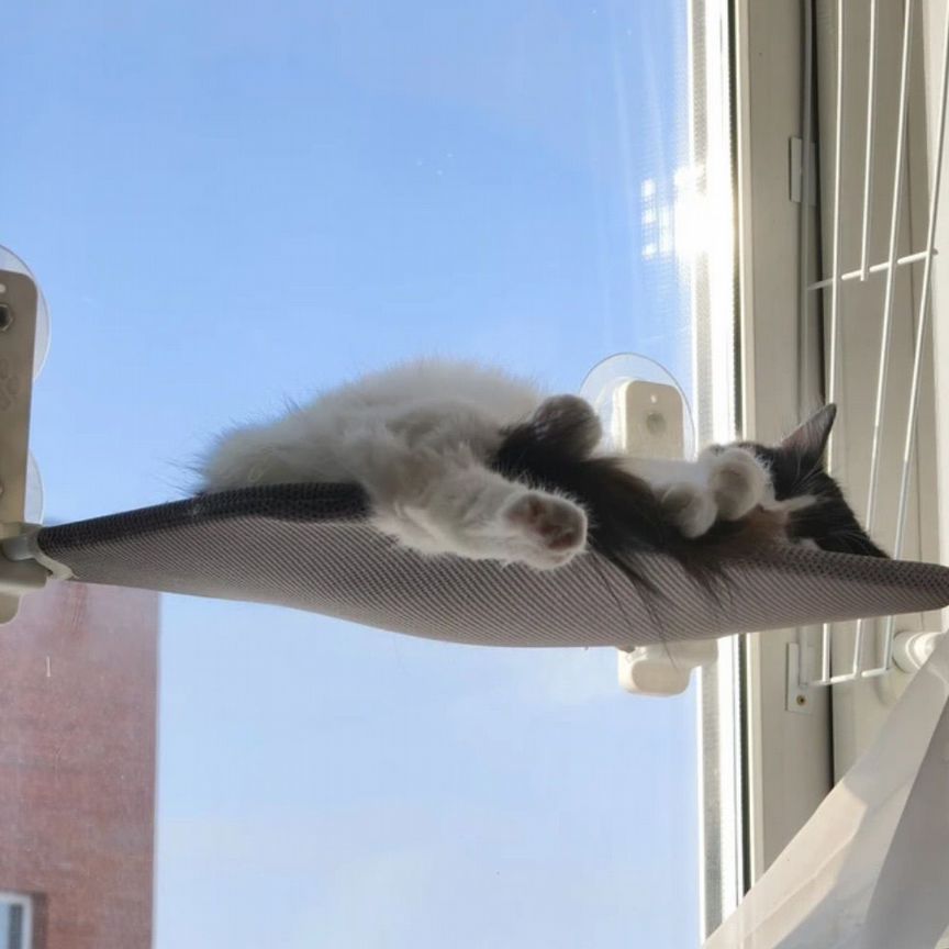 Гамак для кошек на окно