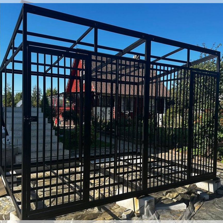 Вольер для собак разборный (каркас на 2-е собаки)