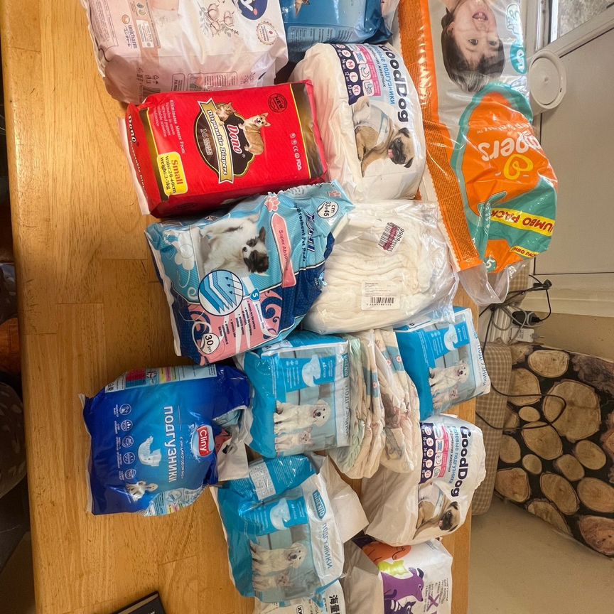 Подгузники для животных