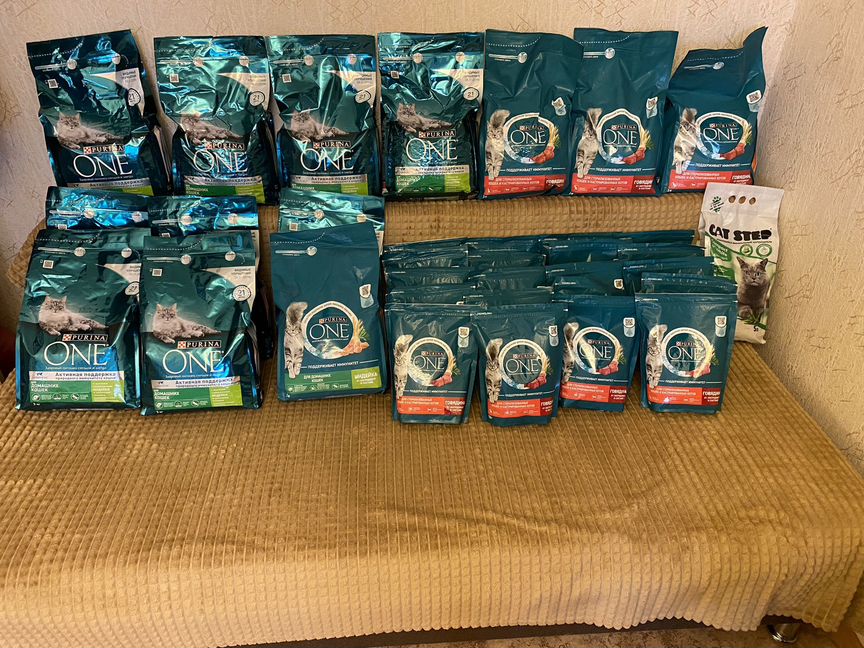 Сухой Корм для кошек Purina ONE 750гр, 3 кг