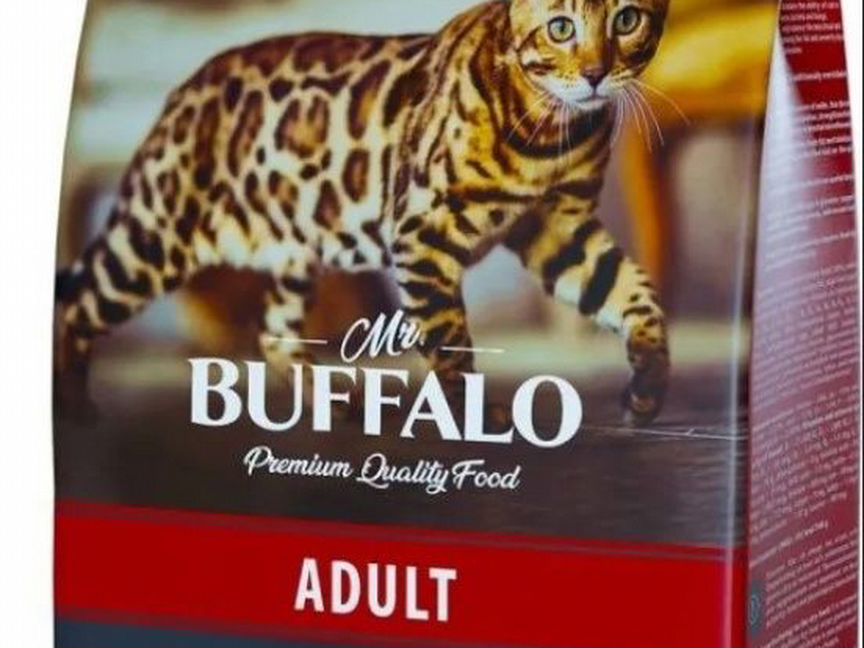 Сухой корм Mr.Buffalo adult для кошек с курицей