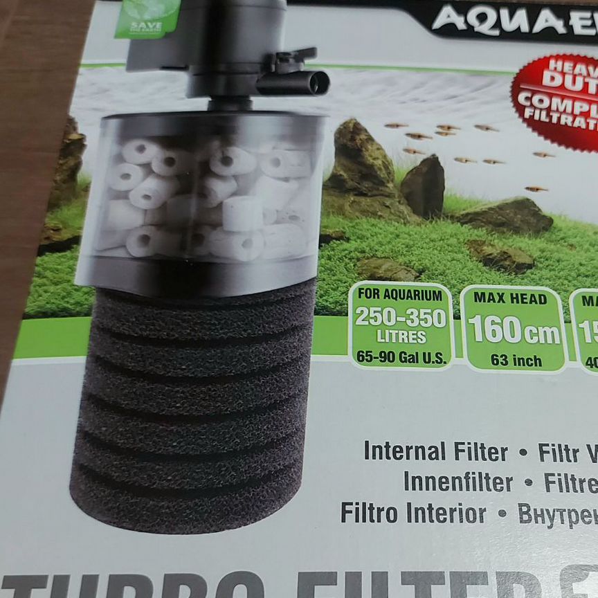 Фильтр для аквариума aquael turbo 1500