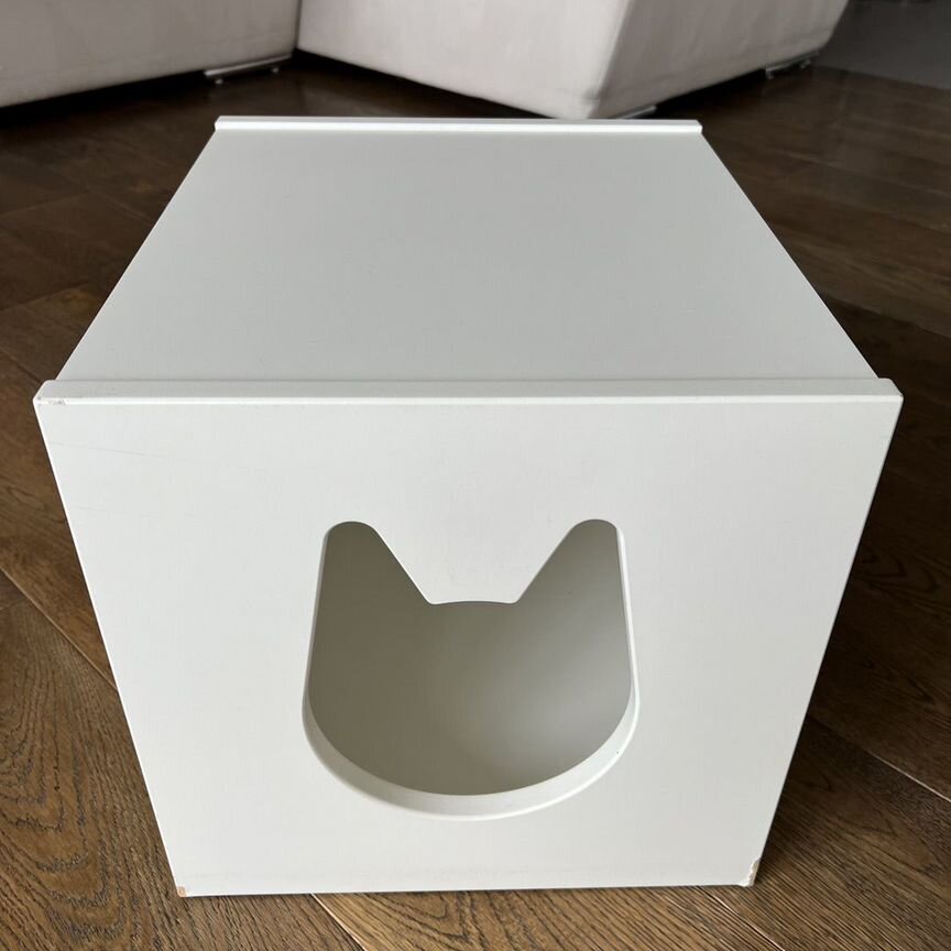 Домик для кошки IKEA Kallax белый