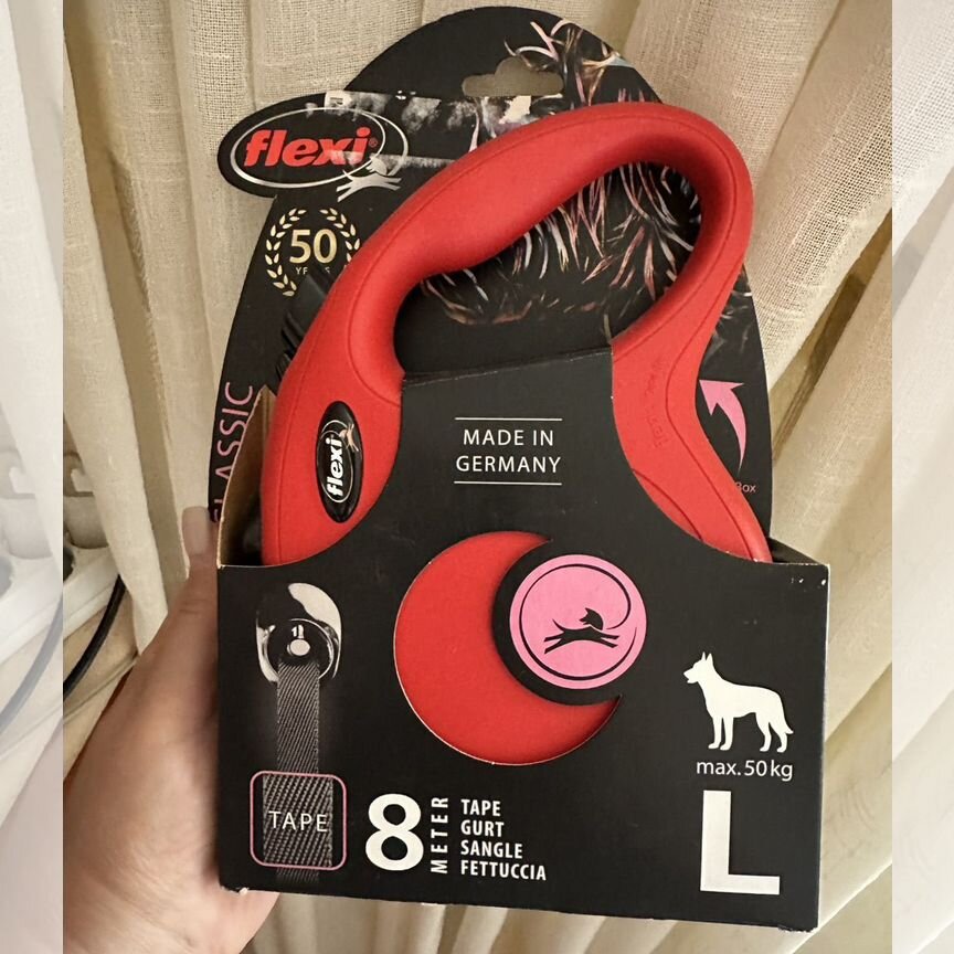 Поводок рулетка flexi 8 m новый