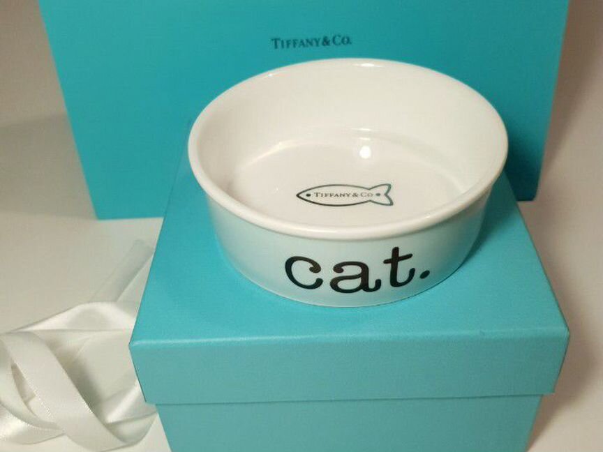 Миска для кошек Tiffany & Co