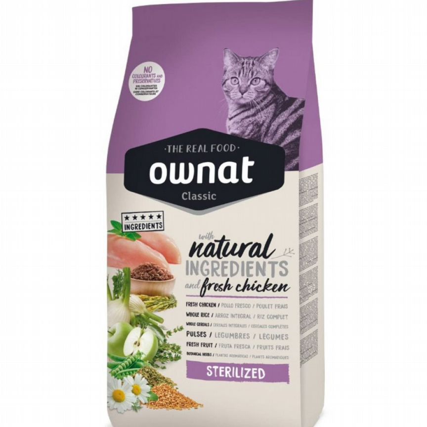 Сухой корм для кошек Ownat