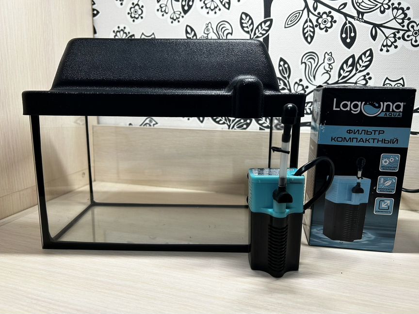 Аквариум на 5 литров с фильтром