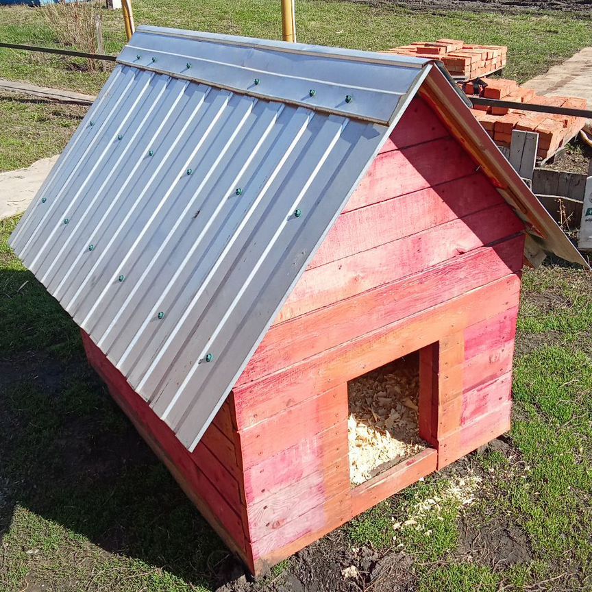 Будка для собаки утепленная