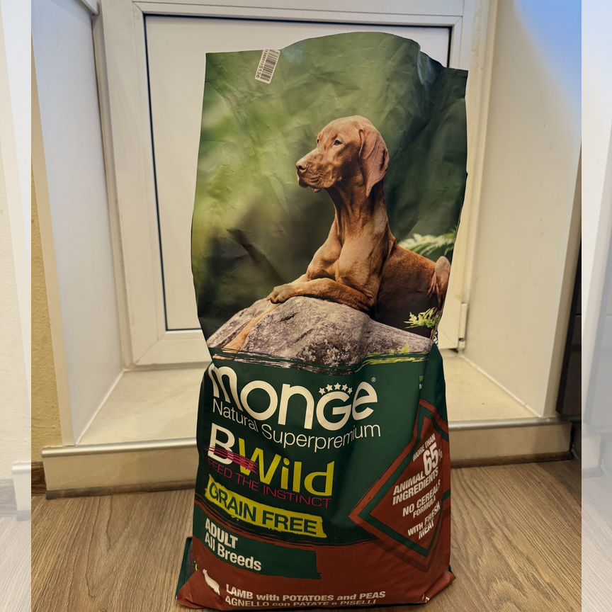 Корм для собак monge bwild 12 кг