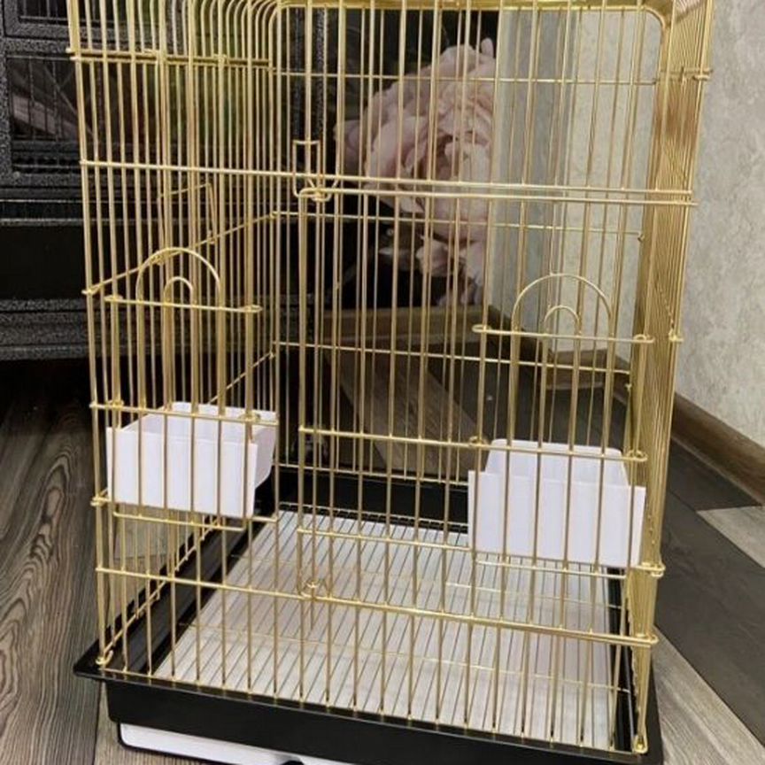 Большая клетка для птиц бу 2шт