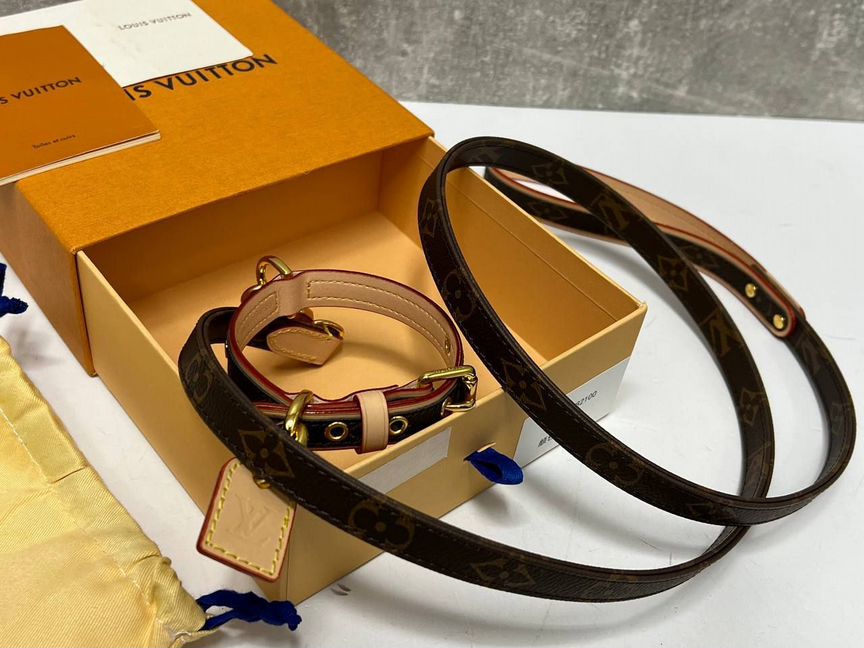 Ошейник и поводок для собак Louis Vuitton