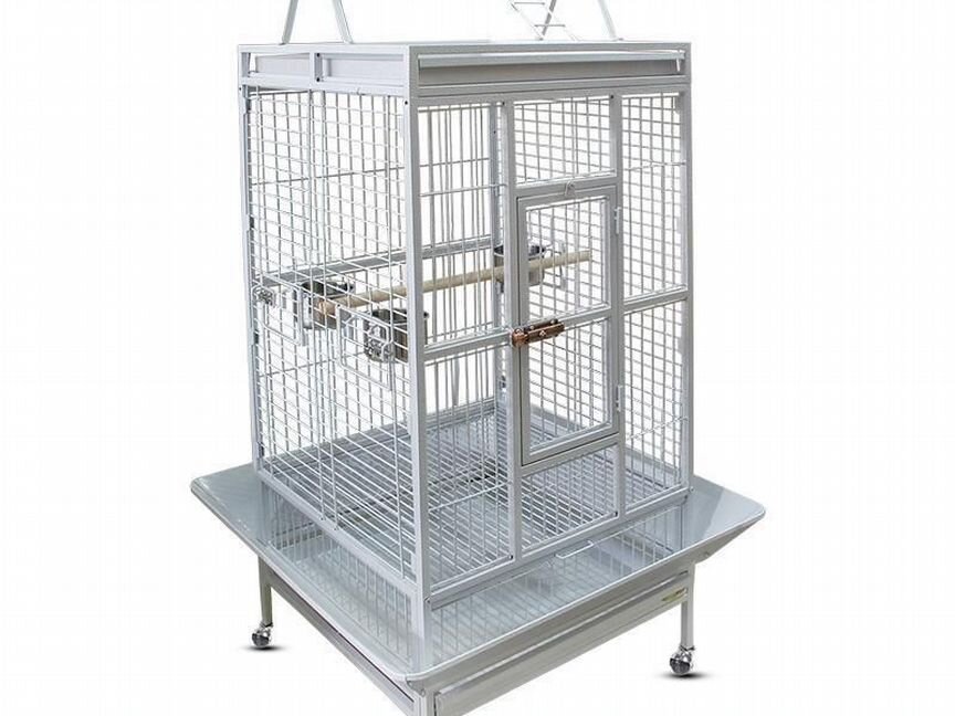 BC18W Клетка для птиц 83х77х168см белая (ан: BC18