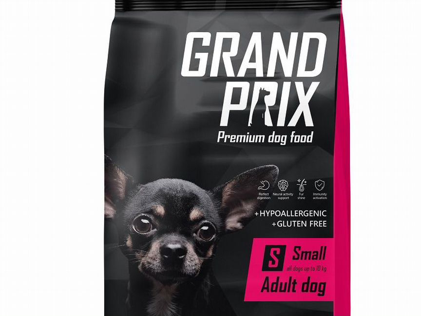Grand Prix Сухой корм для взрослых собак малых пор