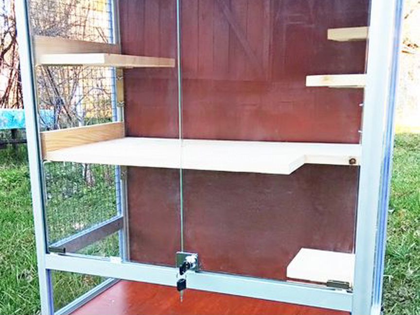 Клетка витрина для шиншилл, дегу 83 х 72 х 40 см