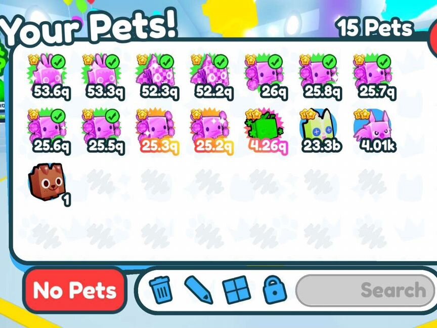 Петы в pet simulator x