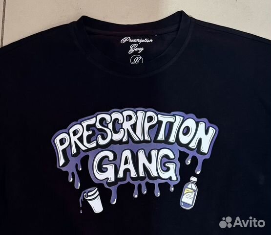 Футболка prescription gang черная купить в Новосибирске с доставкой ...