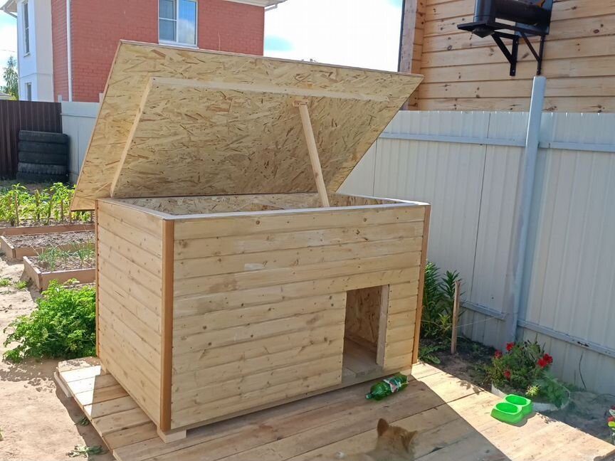 Будка утеплённая для собак