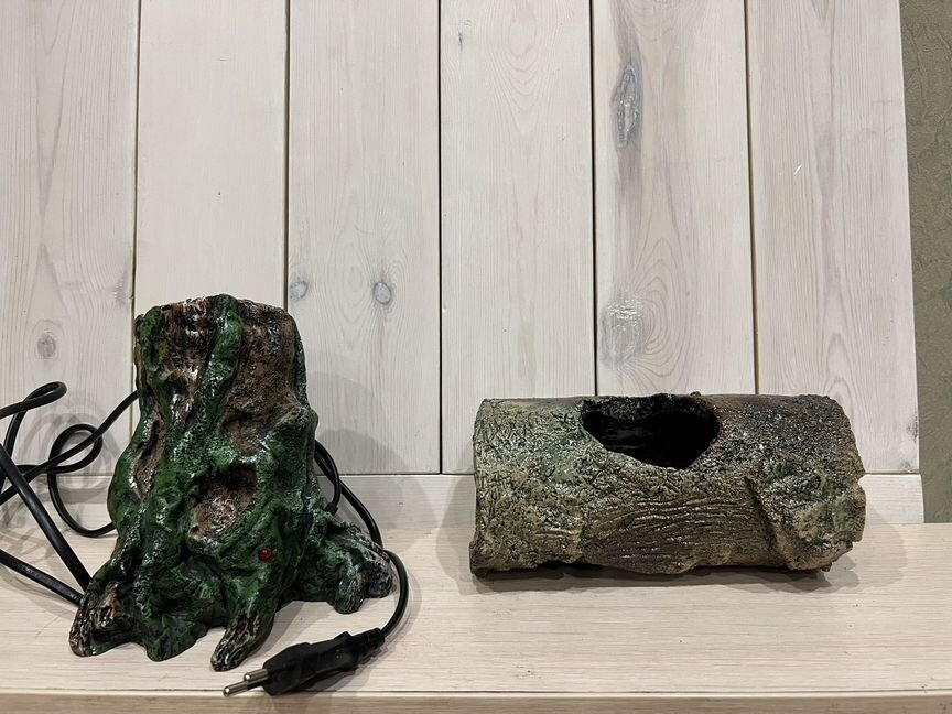 Греющий камень и укрытие для рептилий