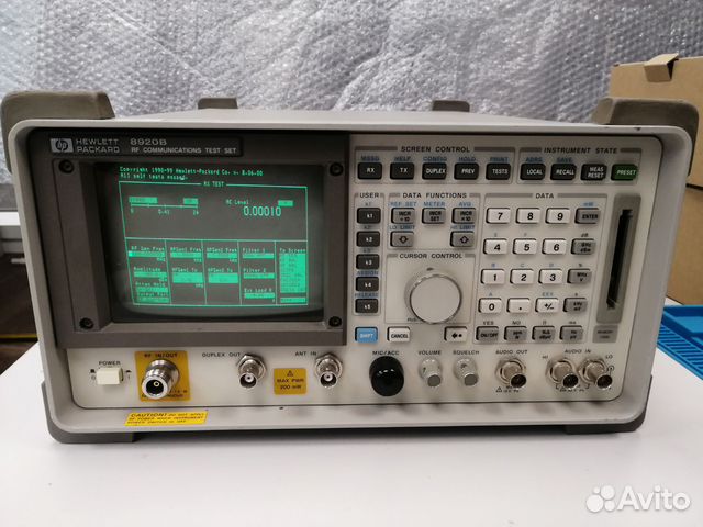 Сервисный монитор средств связи Agilent / HP 8920B купить в Санкт ...