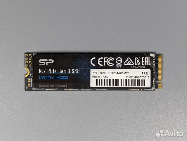 SSD 1TB Silicon Power M2 купить в Москве | Электроника | Авито