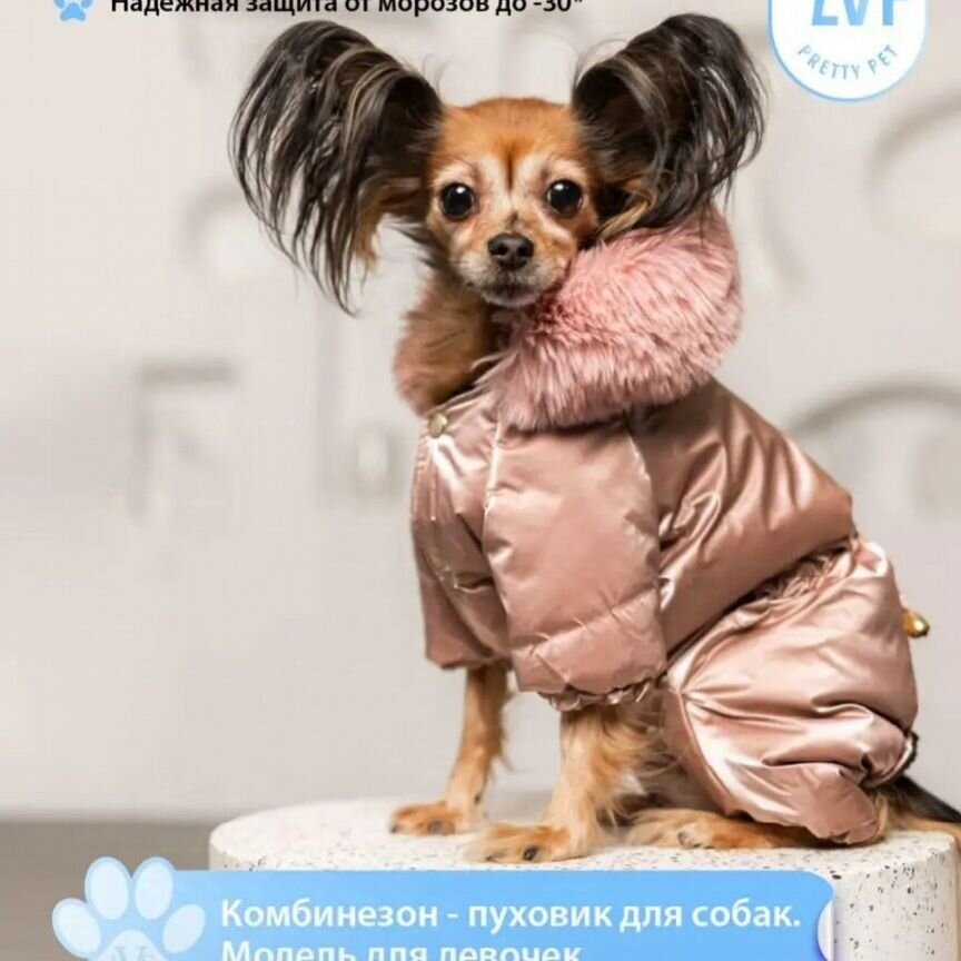 Зимний комбинезон для собаки M