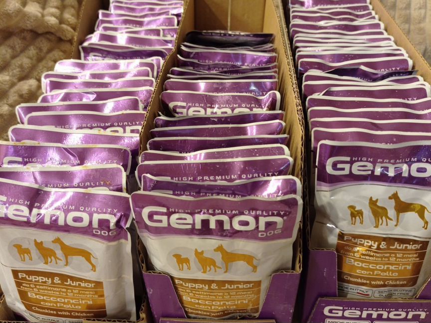 Влажный корм для щенков Gemon Puppy&Junior