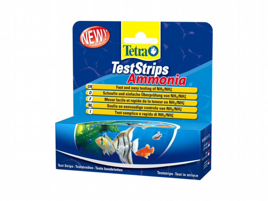 Tetra Test Strips Ammonia 25полосок Тест для опред