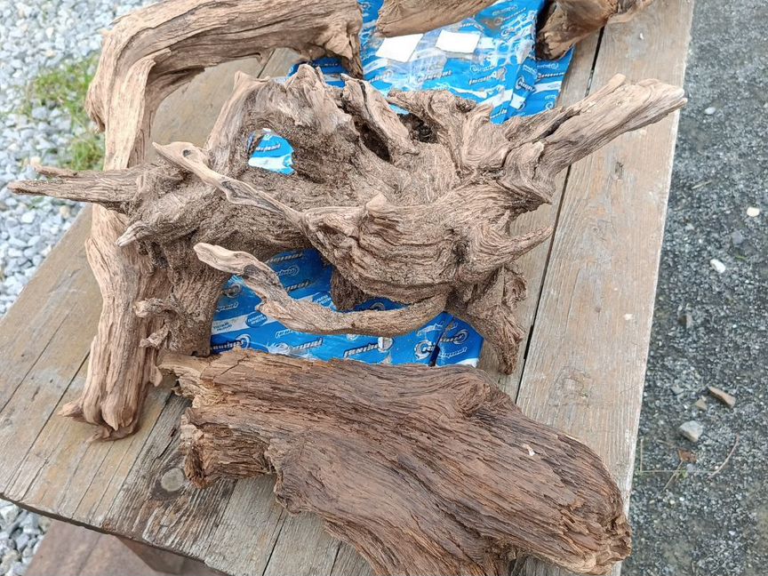 Коряги с реки Очëр не обработанные