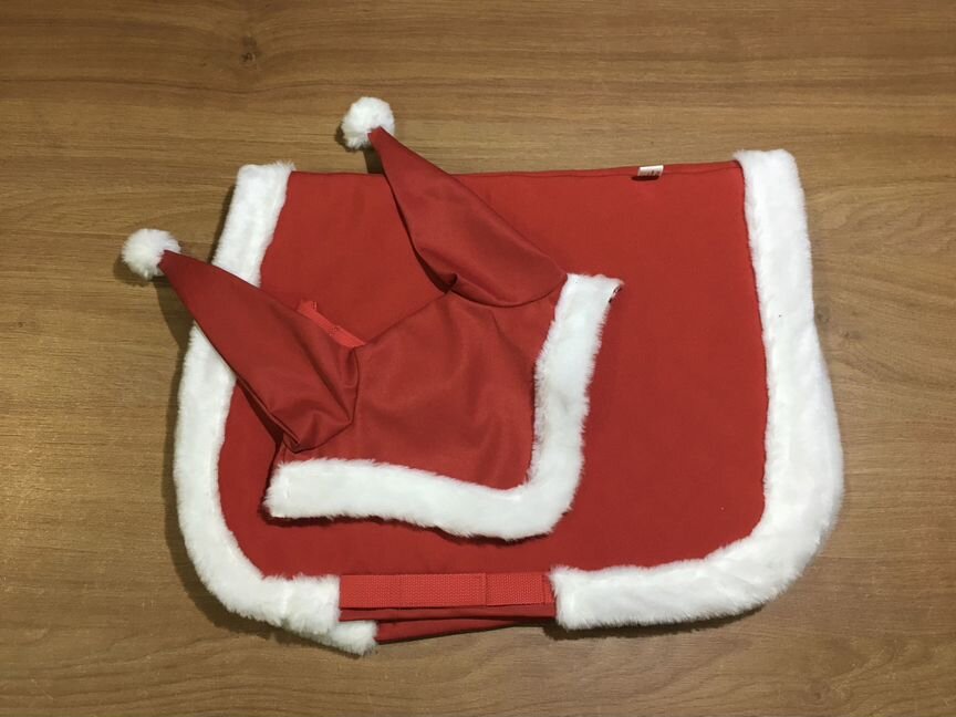 Новогодние ушки и вальтрап для пони и шетти