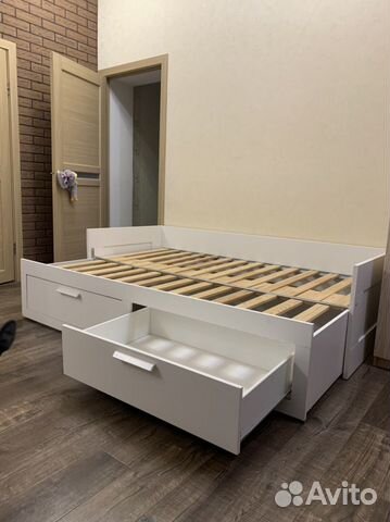Кровать-Кушетка Икеа Бримнэс (Ikea brimnes) 80*200 купить в Москве ...