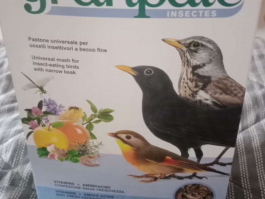 Корм для насекомоядных птиц