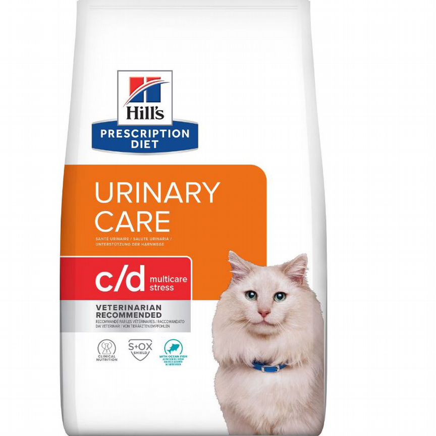 Hills PD C/D Urinary Multicare Stress 1.5кг рыба