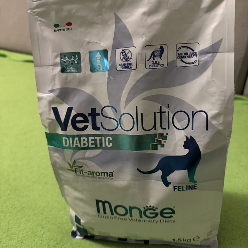 Корм для кошек monge diabetic 1,5 kg