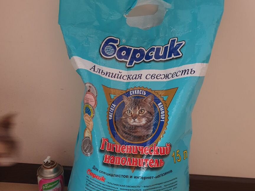 Наполнитель барсик для кошачьего туалета,лотка