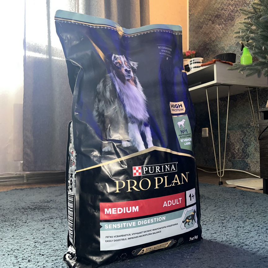 Pro Plan 7 кг для средних собак с ягненком