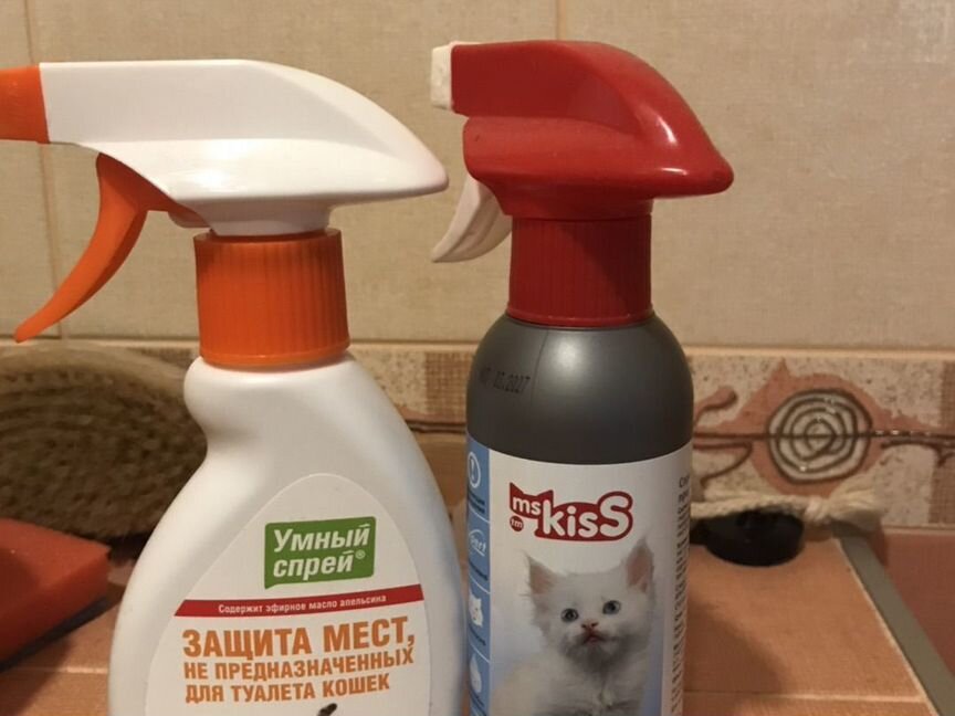 Спреи для приучения к туалету кошек и котят