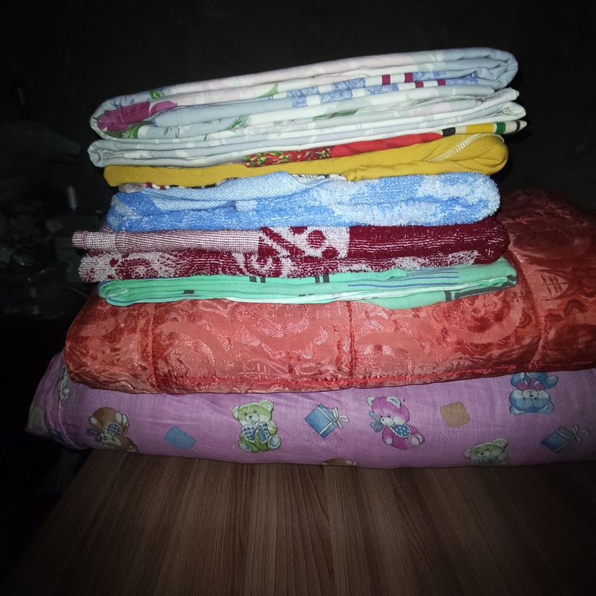 Одеяло ватное постельное бельё бу