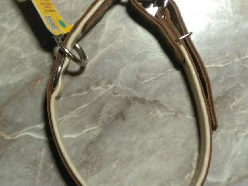 Ошейник Collar кожа для крупной собаки новый