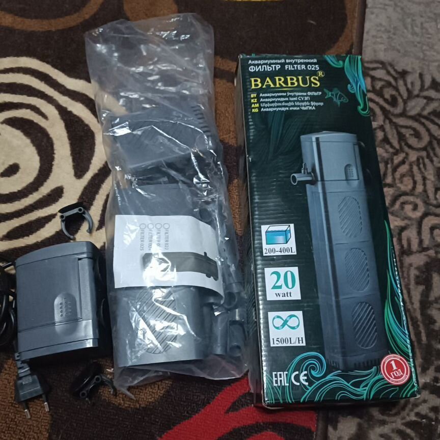 Фильтр для аквариума barbus