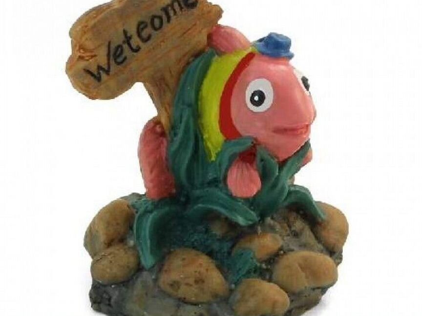 838еKE Грот Рыбка Клоун Welcome 5,8*5,8*7,5см